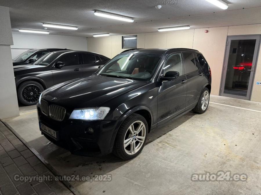 Black BMW X3 2012 in Tallinn, with an engine capacity of 3.00 L and mileage of 249 thousand km for 13900 €, photo 1 on AUTOMOTO.COM.LV