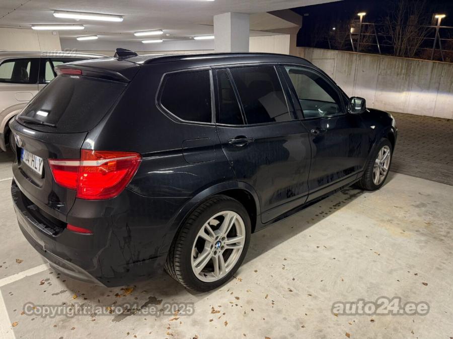 Black BMW X3 2012 in Tallinn, with an engine capacity of 3.00 L and mileage of 249 thousand km for 13900 €, photo 4 on AUTOMOTO.COM.LV