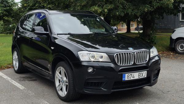 Черный БМВ Х3 2013 в Йыхви, объемом двигателя 3.50 л и пробегом 375 тыс. км за 8990 €, фото 2 на AUTOMOTO.COM.LV