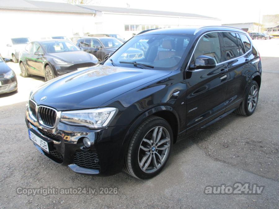 Black BMW X3 2014 in Tartu, with an engine capacity of 2.00 L and mileage of 201 thousand km for 14490 €, photo 3 on AUTOMOTO.COM.LV
