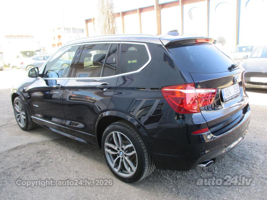 Black BMW X3 2014 in Tartu, with an engine capacity of 2.00 L and mileage of 201 thousand km for 14490 €, photo 4 on AUTOMOTO.COM.LV