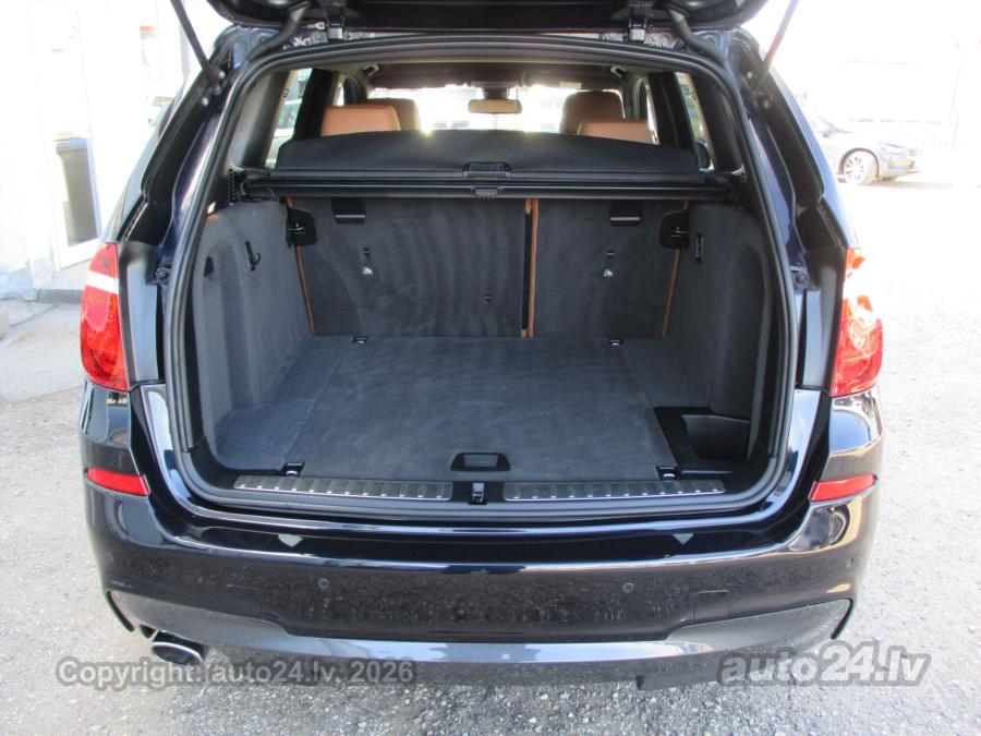 Black BMW X3 2014 in Tartu, with an engine capacity of 2.00 L and mileage of 201 thousand km for 14490 €, photo 5 on AUTOMOTO.COM.LV