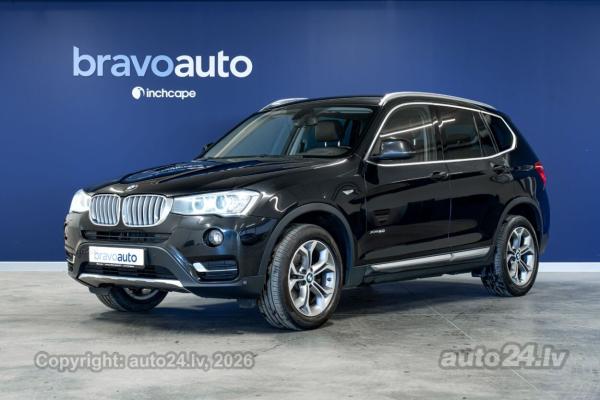 Black BMW X3 2016 in Tallinn, with an engine capacity of 2.00 L and mileage of 155 thousand km for 15900 €, photo 1 on AUTOMOTO.COM.LV