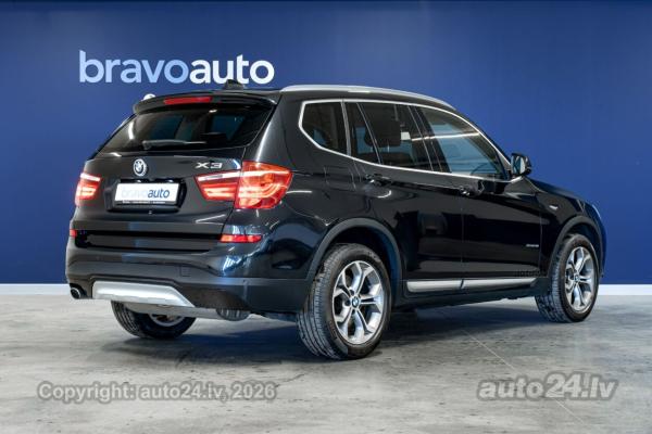 Black BMW X3 2016 in Tallinn, with an engine capacity of 2.00 L and mileage of 155 thousand km for 15900 €, photo 3 on AUTOMOTO.COM.LV