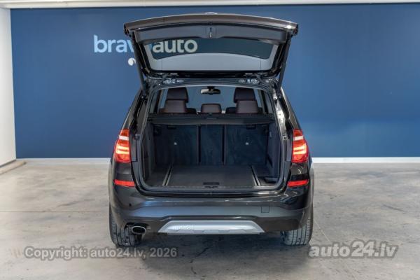 Black BMW X3 2016 in Tallinn, with an engine capacity of 2.00 L and mileage of 155 thousand km for 15900 €, photo 5 on AUTOMOTO.COM.LV