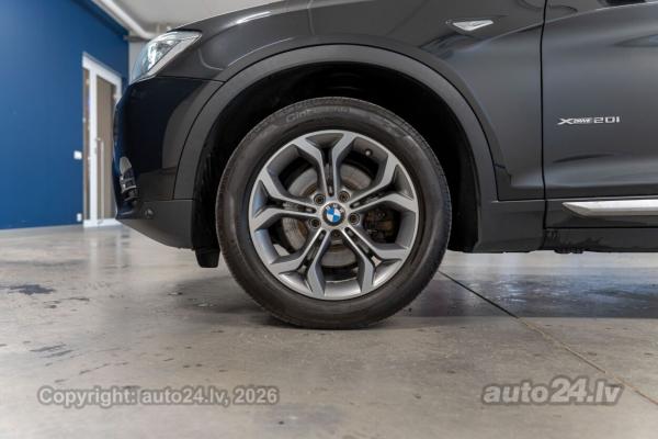 Black BMW X3 2016 in Tallinn, with an engine capacity of 2.00 L and mileage of 155 thousand km for 15900 €, photo 6 on AUTOMOTO.COM.LV