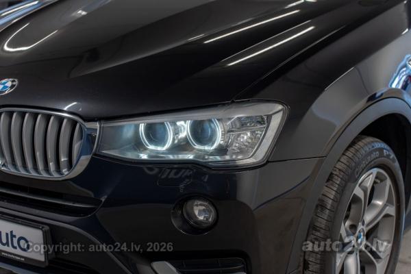 Black BMW X3 2016 in Tallinn, with an engine capacity of 2.00 L and mileage of 155 thousand km for 15900 €, photo 7 on AUTOMOTO.COM.LV