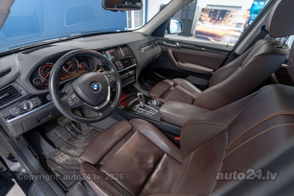 Black BMW X3 2016 in Tallinn, with an engine capacity of 2.00 L and mileage of 155 thousand km for 15900 €, photo 8 on AUTOMOTO.COM.LV