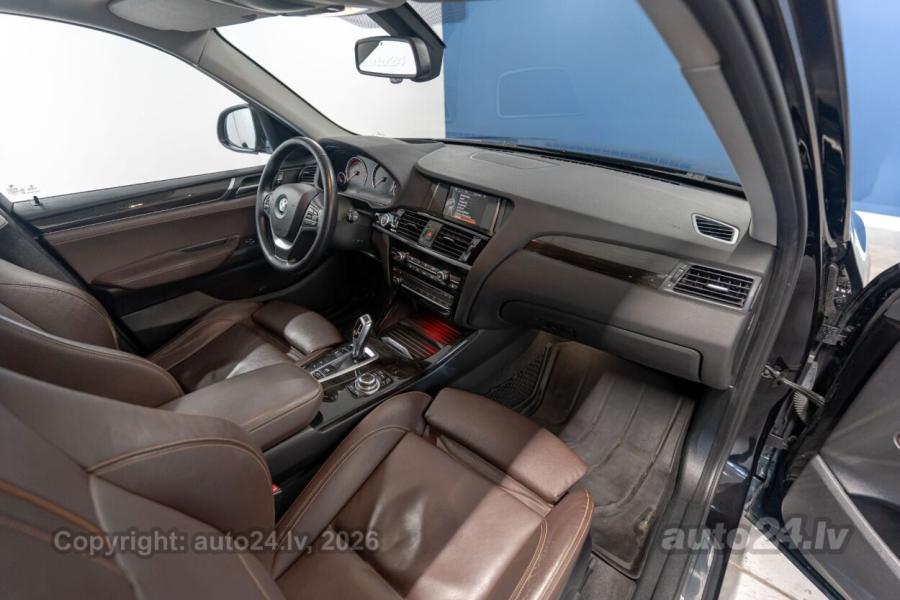 Melns BMW X3 2016 Tallina, ar dzinēja tilpumu 2.00 L un nobraukumu 155 tūkst. km par 15900 €, foto 12 vietnē AUTOMOTO.COM.LV