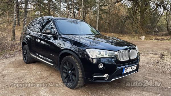 Melns BMW X3 2017 Tallina, ar dzinēja tilpumu 3.00 L un nobraukumu 230 tūkst. km par 17390 €, foto  vietnē AUTOMOTO.COM.LV