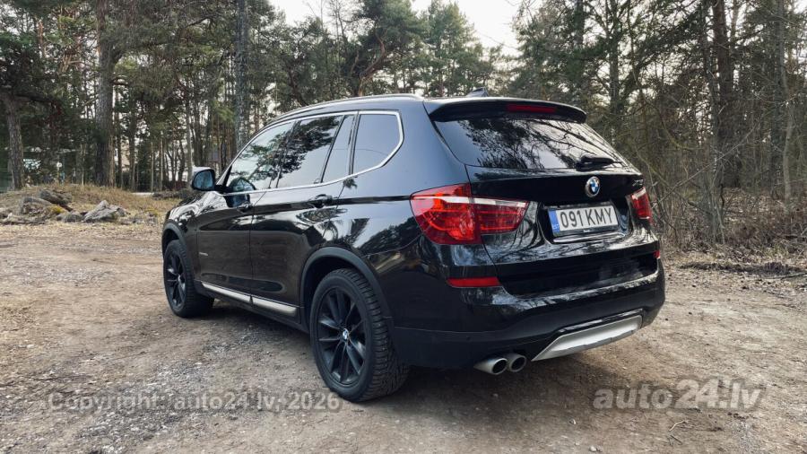 Black BMW X3 2017 in Tallinn, with an engine capacity of 3.00 L and mileage of 230 thousand km for 17390 €, photo 3 on AUTOMOTO.COM.LV