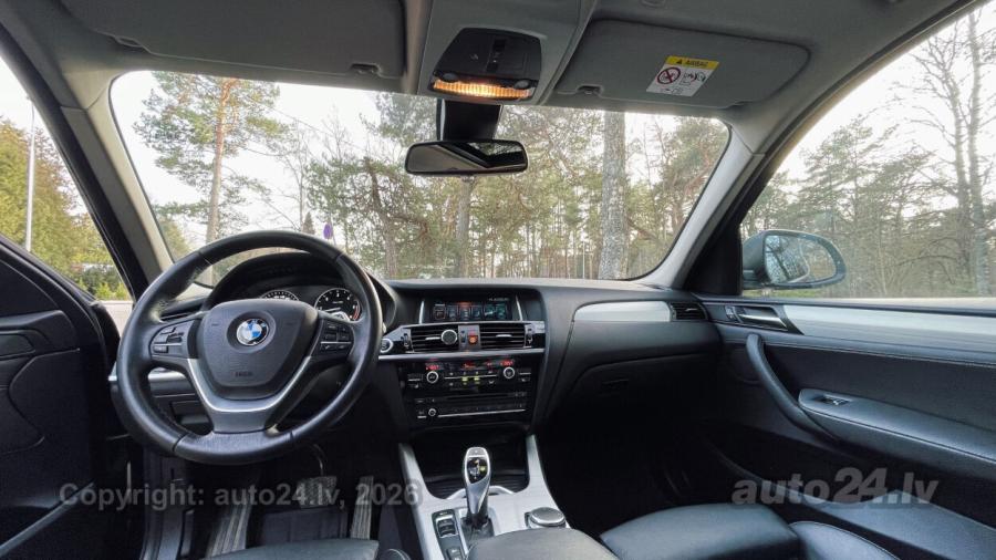 Black BMW X3 2017 in Tallinn, with an engine capacity of 3.00 L and mileage of 230 thousand km for 17390 €, photo 4 on AUTOMOTO.COM.LV