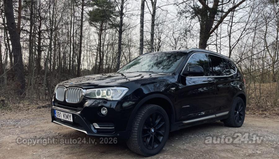 Black BMW X3 2017 in Tallinn, with an engine capacity of 3.00 L and mileage of 230 thousand km for 17390 €, photo 12 on AUTOMOTO.COM.LV