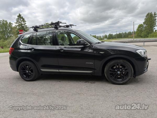 Black BMW X3 2017 in Tallinn, with an engine capacity of 2.00 L and mileage of 215 thousand km for 17500 €, photo 5 on AUTOMOTO.COM.LV