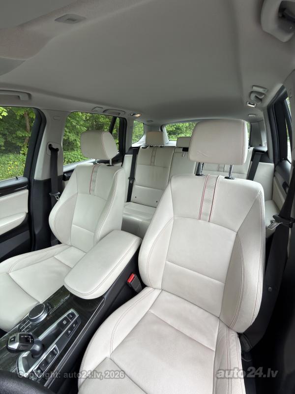 Black BMW X3 2017 in Tallinn, with an engine capacity of 2.00 L and mileage of 215 thousand km for 17500 €, photo 7 on AUTOMOTO.COM.LV