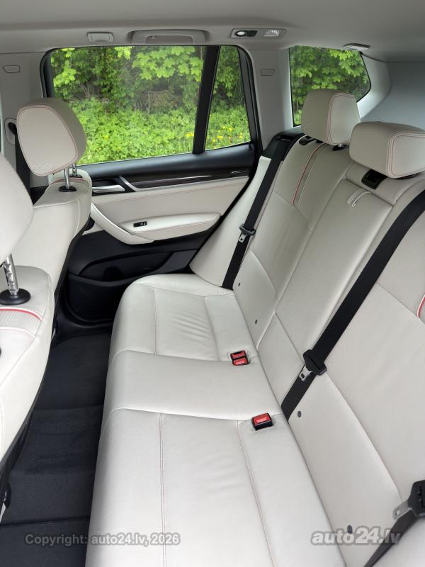 Black BMW X3 2017 in Tallinn, with an engine capacity of 2.00 L and mileage of 215 thousand km for 17500 €, photo 8 on AUTOMOTO.COM.LV