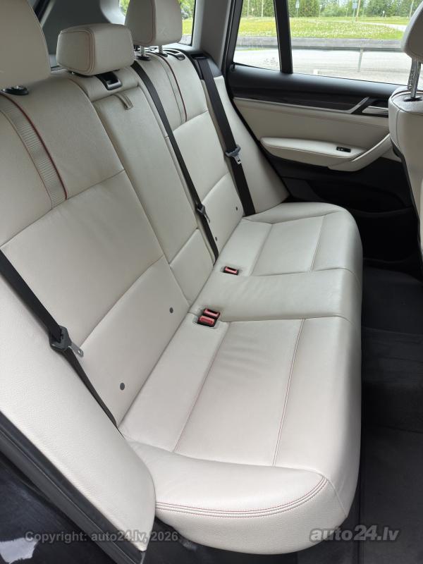 Black BMW X3 2017 in Tallinn, with an engine capacity of 2.00 L and mileage of 215 thousand km for 17500 €, photo 9 on AUTOMOTO.COM.LV