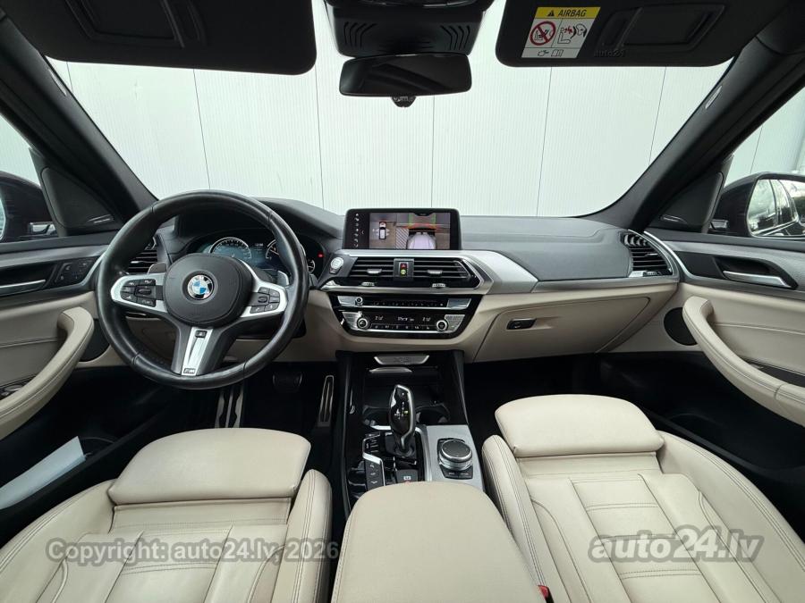 Black BMW X3 2017 in Tallinn, with an engine capacity of 3.00 L and mileage of 186 thousand km for 28299 €, photo 9 on AUTOMOTO.COM.LV