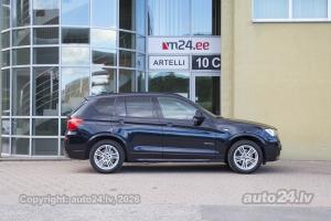 Black BMW X3 2017 in Tallinn, with an engine capacity of 2.00 L and mileage of 167 thousand km for 16490 €, photo 4 on AUTOMOTO.COM.LV