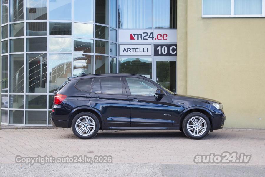 Black BMW X3 2017 in Tallinn, with an engine capacity of 2.00 L and mileage of 167 thousand km for 16490 €, photo 4 on AUTOMOTO.COM.LV