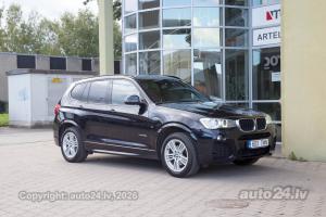Black BMW X3 2017 in Tallinn, with an engine capacity of 2.00 L and mileage of 167 thousand km for 16490 €, photo 5 on AUTOMOTO.COM.LV