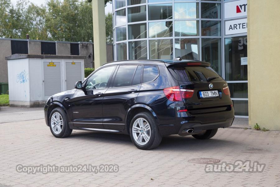 Black BMW X3 2017 in Tallinn, with an engine capacity of 2.00 L and mileage of 167 thousand km for 16490 €, photo 8 on AUTOMOTO.COM.LV