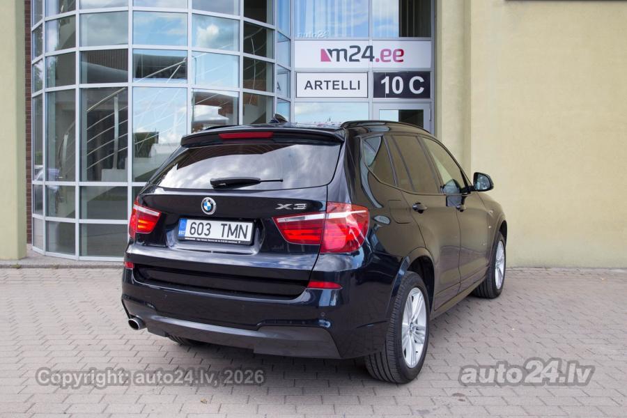 Black BMW X3 2017 in Tallinn, with an engine capacity of 2.00 L and mileage of 167 thousand km for 16490 €, photo 9 on AUTOMOTO.COM.LV