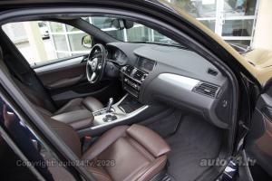 Black BMW X3 2017 in Tallinn, with an engine capacity of 2.00 L and mileage of 167 thousand km for 16490 €, photo 14 on AUTOMOTO.COM.LV