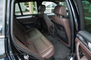 Black BMW X3 2017 in Tallinn, with an engine capacity of 2.00 L and mileage of 167 thousand km for 16490 €, photo 16 on AUTOMOTO.COM.LV