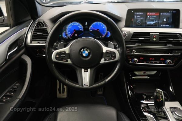 Black BMW X3 2018 in Tallinn, with an engine capacity of 3.00 L and mileage of 151 thousand km for 30900 €, photo 11 on AUTOMOTO.COM.LV