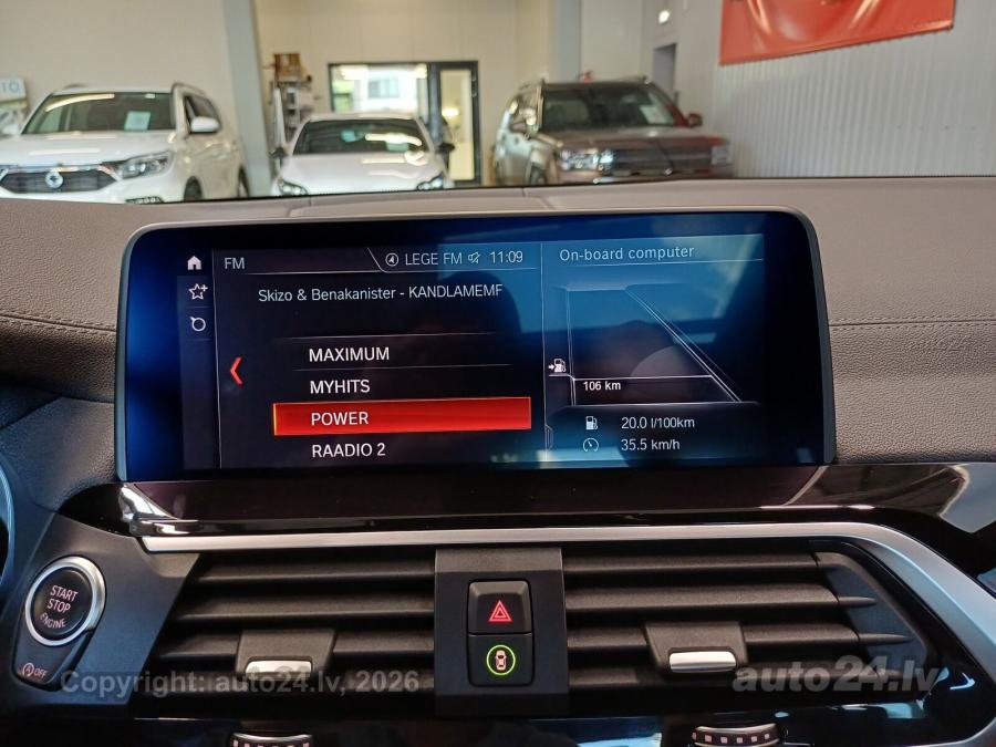 Melns BMW X3 2019 Tallina, ar dzinēja tilpumu 2.00 L un nobraukumu 104 tūkst. km par 26900 €, foto 14 vietnē AUTOMOTO.COM.LV