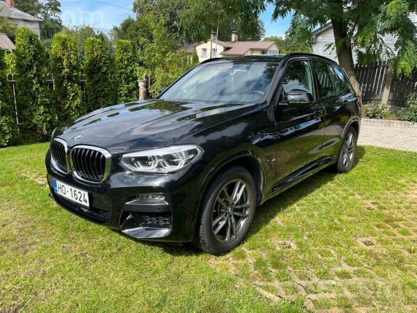 Black BMW X3 2020 in Riga, with an engine capacity of 2.00 L and mileage of 100 thousand km for 34500 €, photo 1 on AUTOMOTO.COM.LV