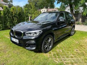 Melns BMW X3 2020 Rīga, ar dzinēja tilpumu 2.00 L un nobraukumu 100 tūkst. km par 34500 €, foto  vietnē AUTOMOTO.COM.LV