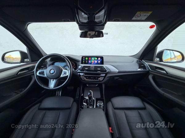 Black BMW X3 2021 in Tallinn, with an engine capacity of 2.00 L and mileage of 98 thousand km for 35490 €, photo 8 on AUTOMOTO.COM.LV