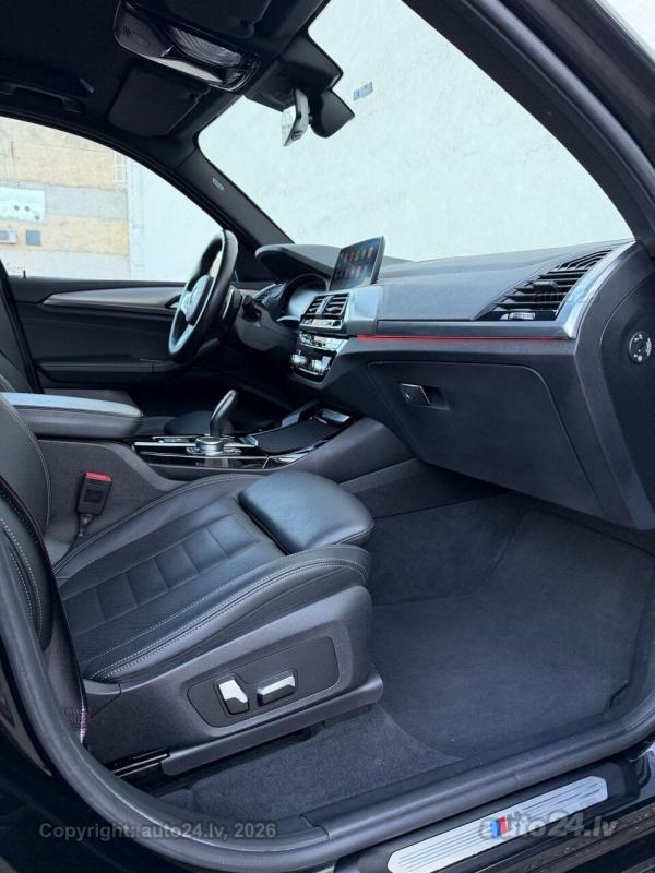 Black BMW X3 2021 in Tallinn, with an engine capacity of 2.00 L and mileage of 98 thousand km for 35490 €, photo 10 on AUTOMOTO.COM.LV