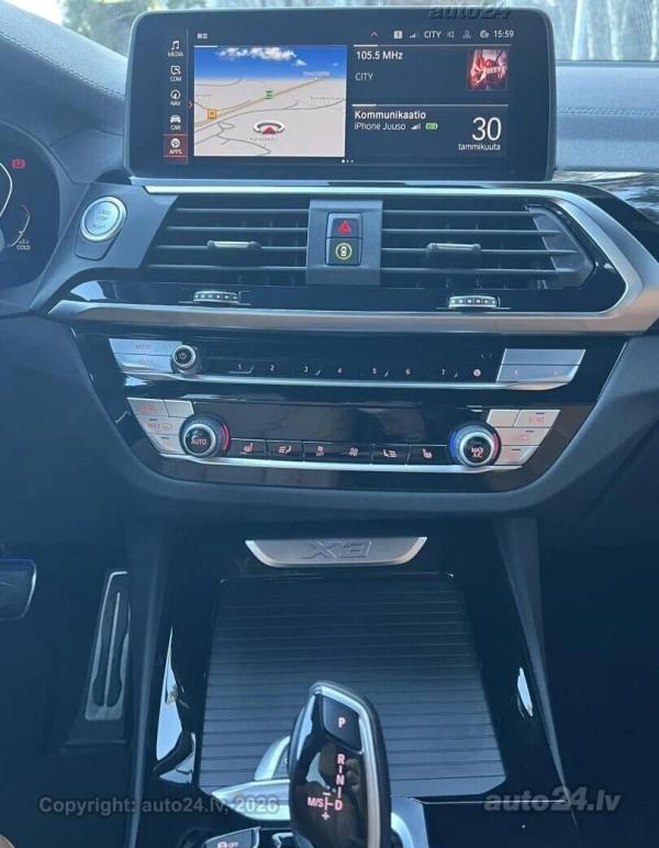 Melns BMW X3 2021 Tallina, ar dzinēja tilpumu 0.00 L un nobraukumu 122 tūkst. km par 32990 €, foto 10 vietnē AUTOMOTO.COM.LV