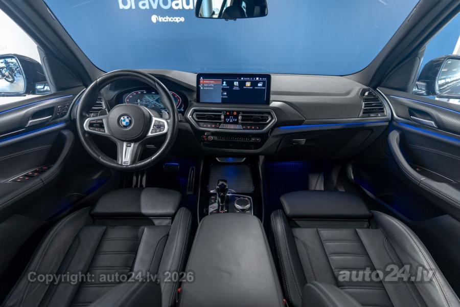 Melns BMW X3 2021 Tallina, ar dzinēja tilpumu 2.00 L un nobraukumu 65 tūkst. km par 42900 €, foto 7 vietnē AUTOMOTO.COM.LV