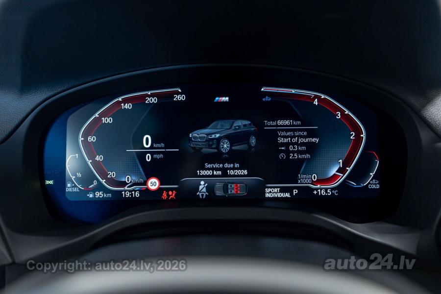 Melns BMW X3 2021 Tallina, ar dzinēja tilpumu 2.00 L un nobraukumu 65 tūkst. km par 42900 €, foto 10 vietnē AUTOMOTO.COM.LV