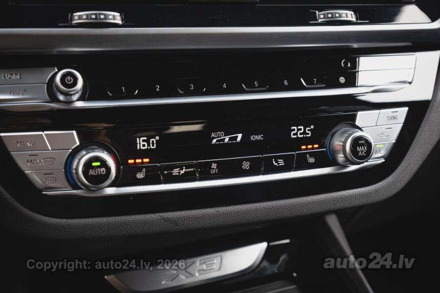 Melns BMW X3 2021 Tartu, ar dzinēja tilpumu 2.00 L un nobraukumu 107 tūkst. km par 34900 €, foto 20 vietnē AUTOMOTO.COM.LV