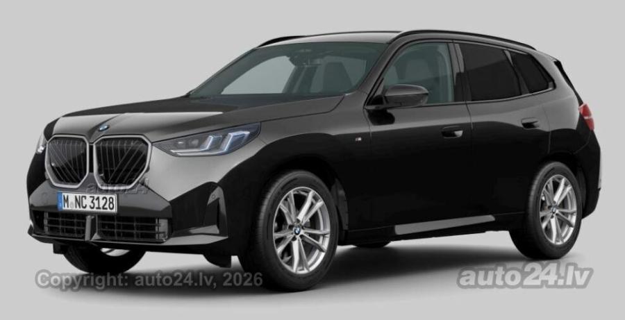Black BMW X3 2025 in Tallinn, with an engine capacity of 2.00 L and mileage of 22 thousand km for 57900 €, photo 1 on AUTOMOTO.COM.LV