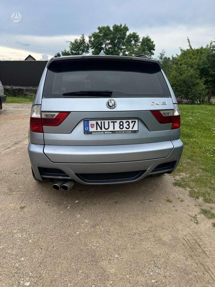 Blue BMW X3 2003 in Vilnius, with an engine capacity of 3.00 L and mileage of 262 thousand km for 2900 €, photo 7 on AUTOMOTO.COM.LV