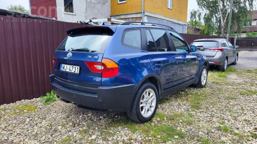 Blue BMW X3 2004 in Riga, with an engine capacity of 3.00 L and mileage of 397 thousand km for 1500 €, photo 5 on AUTOMOTO.COM.LV