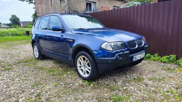 Blue BMW X3 2004 in Riga, with an engine capacity of 3.00 L and mileage of 397 thousand km for 1500 €, photo 7 on AUTOMOTO.COM.LV
