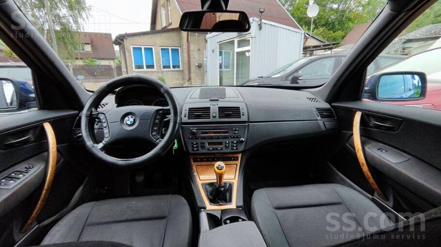 Blue BMW X3 2004 in Riga, with an engine capacity of 3.00 L and mileage of 397 thousand km for 1500 €, photo 11 on AUTOMOTO.COM.LV