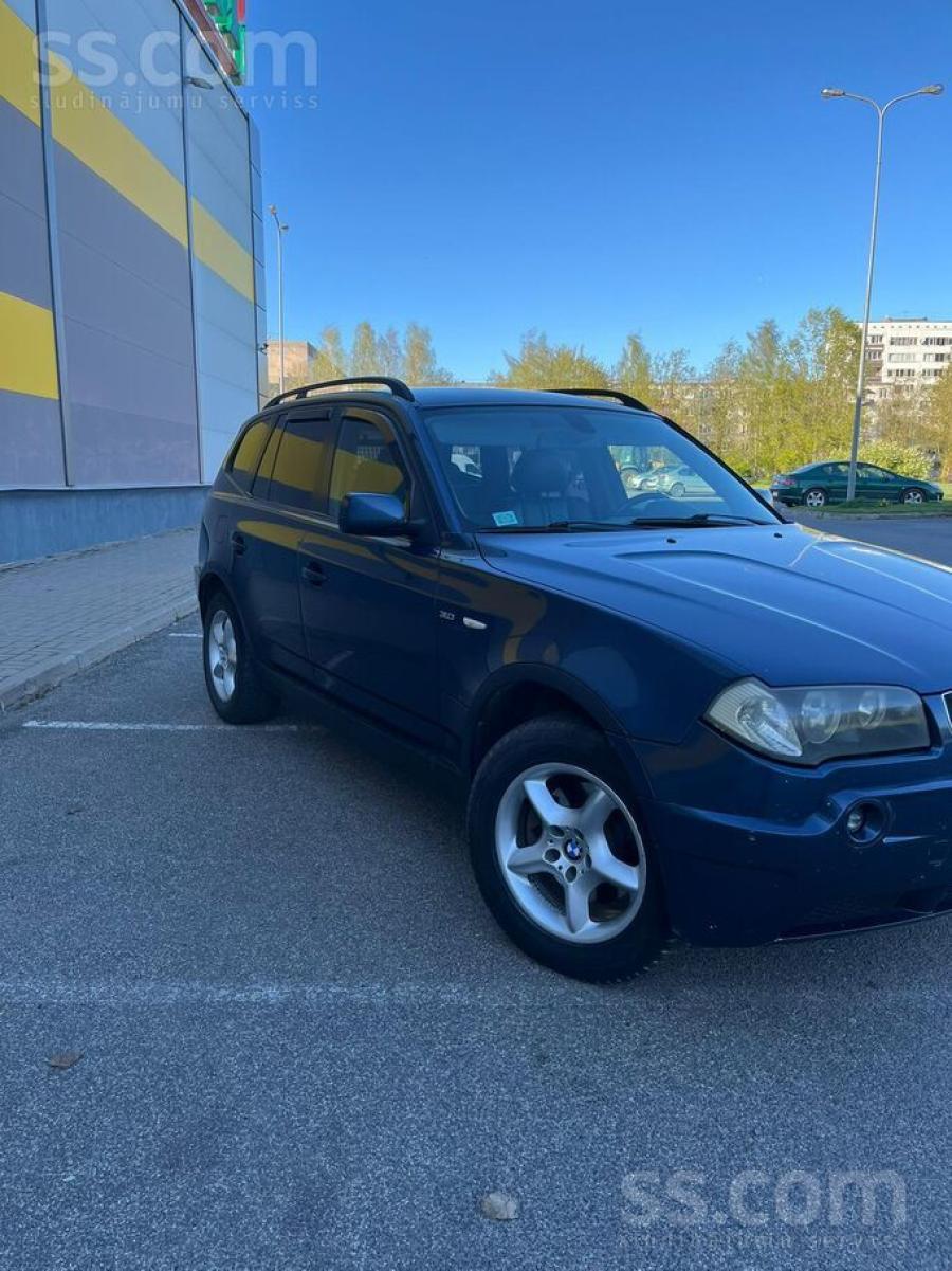 Zils BMW X3 2004 Rīga, ar dzinēja tilpumu 3.00 L un nobraukumu 291 tūkst. km par 3500 €, foto 2 vietnē AUTOMOTO.COM.LV