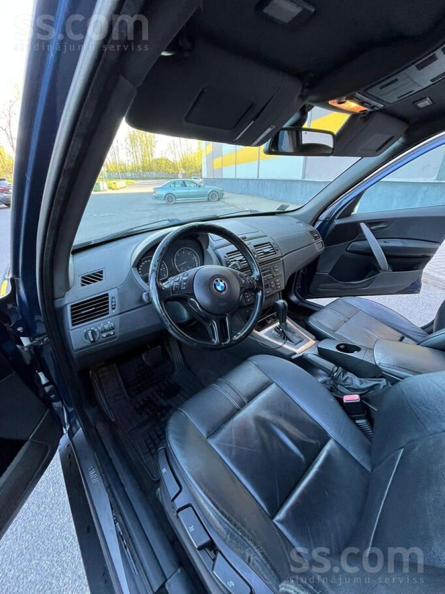 Zils BMW X3 2004 Rīga, ar dzinēja tilpumu 3.00 L un nobraukumu 291 tūkst. km par 3500 €, foto 18 vietnē AUTOMOTO.COM.LV