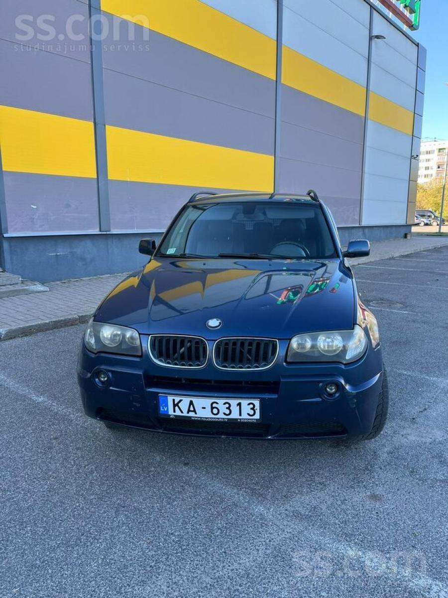 Zils BMW X3 2004 Rīga, ar dzinēja tilpumu 3.00 L un nobraukumu 291 tūkst. km par 3000 €, foto 1 vietnē AUTOMOTO.COM.LV