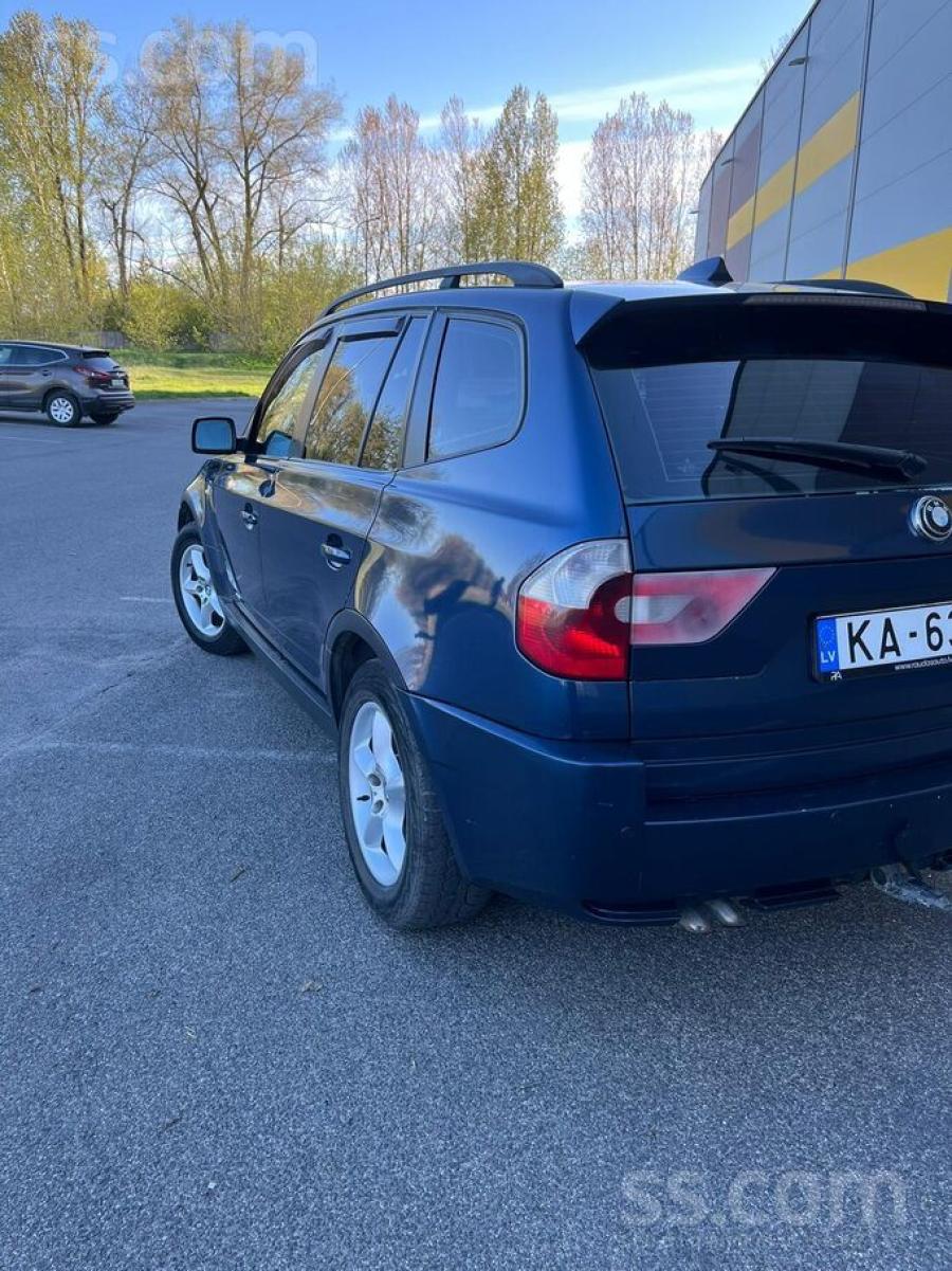 Zils BMW X3 2004 Rīga, ar dzinēja tilpumu 3.00 L un nobraukumu 291 tūkst. km par 3000 €, foto 6 vietnē AUTOMOTO.COM.LV