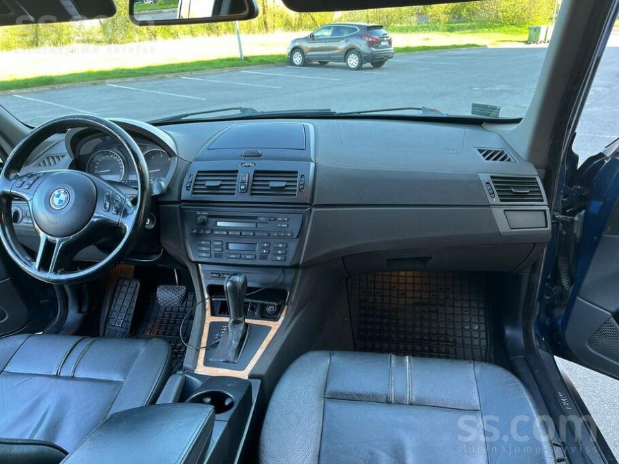 Zils BMW X3 2004 Rīga, ar dzinēja tilpumu 3.00 L un nobraukumu 291 tūkst. km par 3000 €, foto 28 vietnē AUTOMOTO.COM.LV