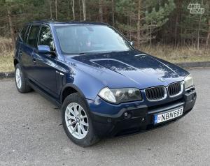 Zils BMW X3 2004 Šauļi, ar dzinēja tilpumu 3.00 L un nobraukumu 340 tūkst. km par 3350 €, foto  vietnē AUTOMOTO.COM.LV
